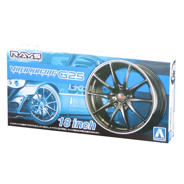 Aoshima 06118 1/24 Volk Racing G25 18 Inch Wheels – Redipak