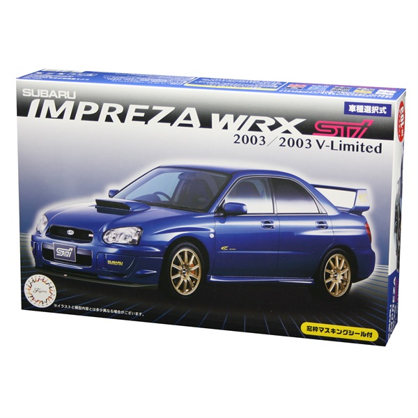 Fujimi 03940 1/24 Impreza WRX Sti 2003 With Masks – Redipak