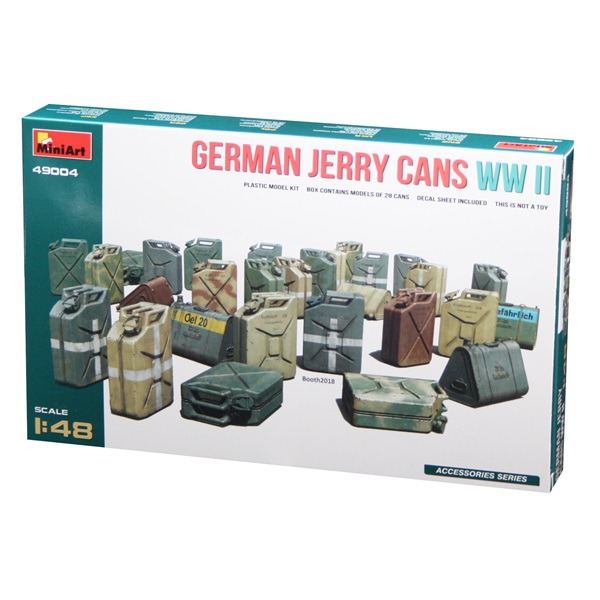 MiniArt 49004 1/35 German Jerry Cans WW2 – Redipak